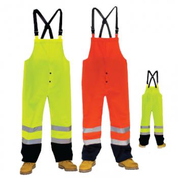 3A Safety® Class E Waterproof and Breathable Bib Overalls | Hi-Viz ...